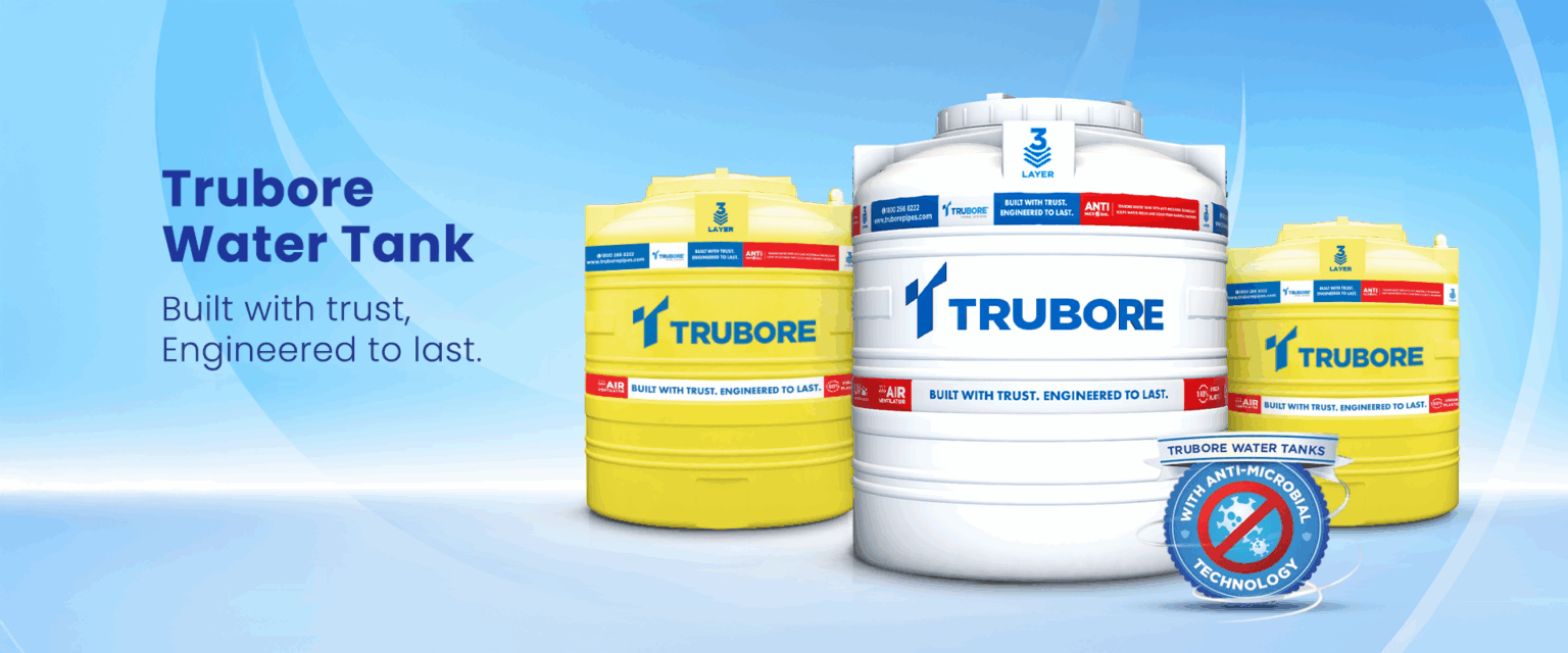 Water Tanks Manufacturers in India - Trubore Pipes
